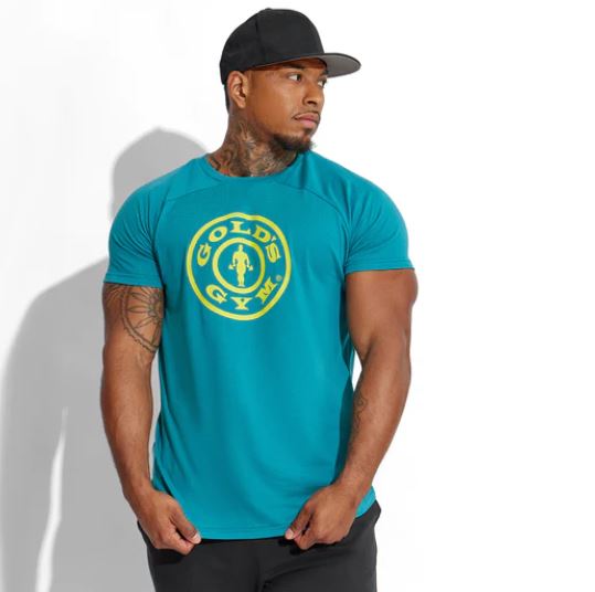 Train Raglan Tee – Golds Gym Merch